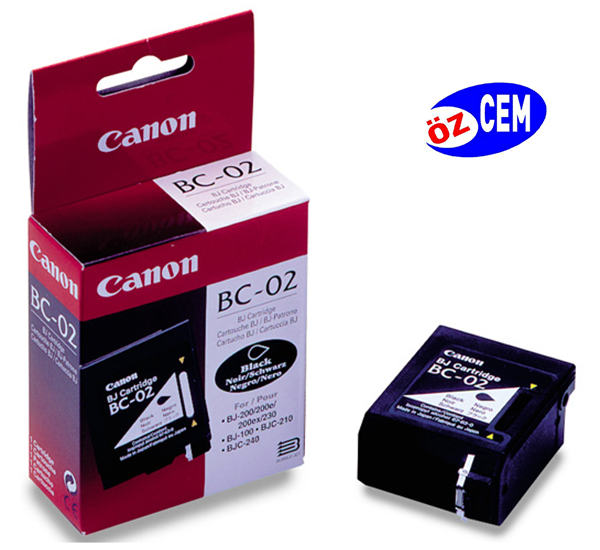 Canon BC-02 (BJ-100/BJ-10sx/BJ-200/BJ-230/BJC-150/BJC-210/BJC-240/BJC ...